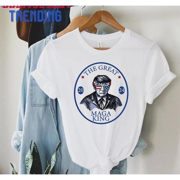 Shirts | Donald Trump 224 The Great Maga King Classic Tshirt Funny ...